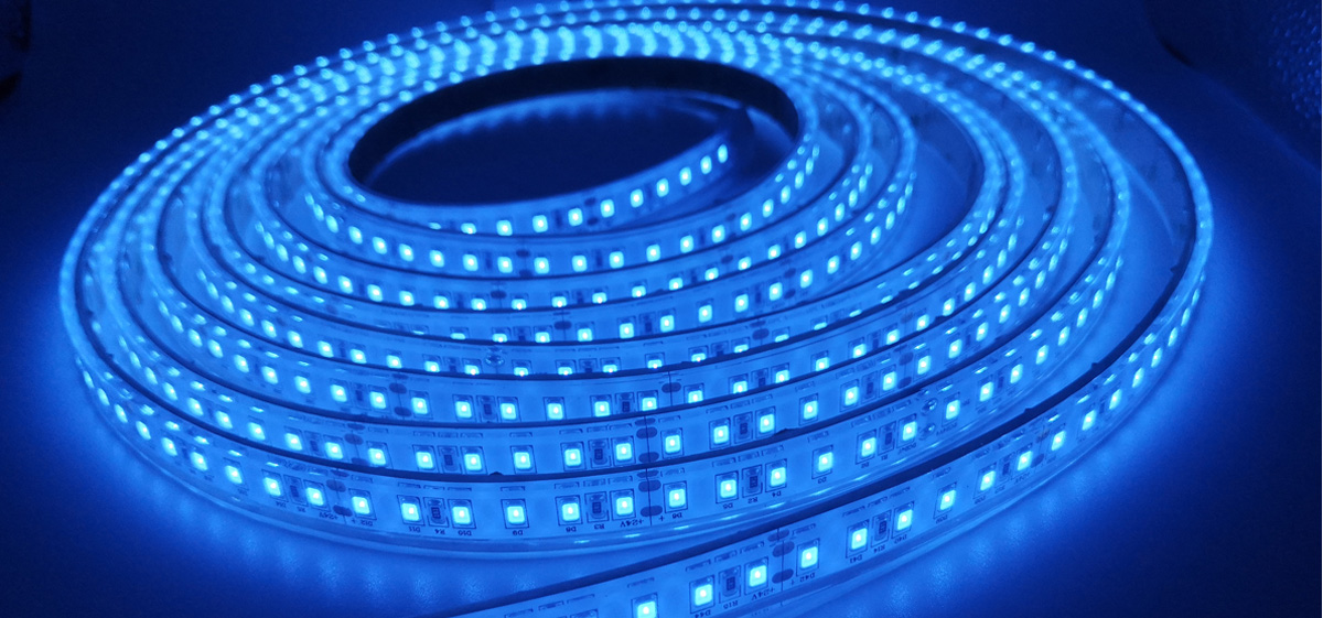 IP68 Waterproof Ice Blue SMD 2835 120LEDs/m LED Strip Lights for ...